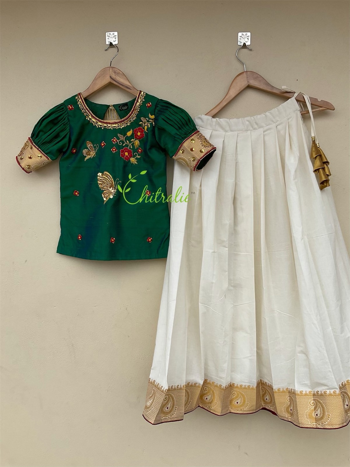 Girls Kerala Traditional Dress for Onam/ Onam Dress/ Indian | Etsy