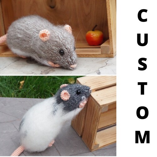 Stuffed Rat Realistic Rat Plush | Etsy