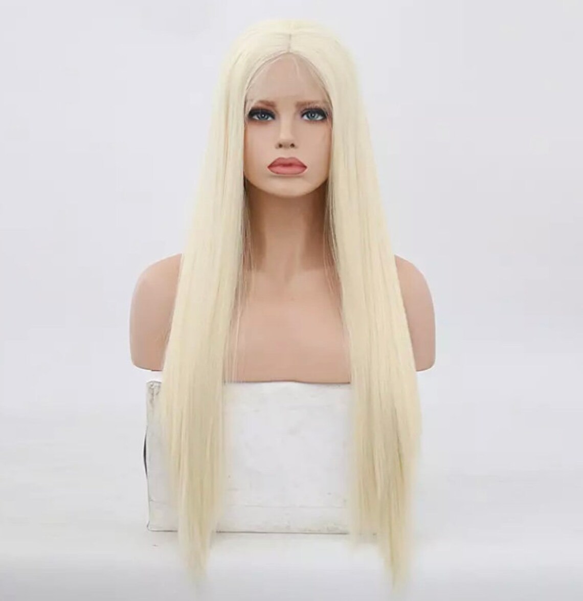 The Ari Ice Platinum Blonde Lace Front Wig | Etsy UK