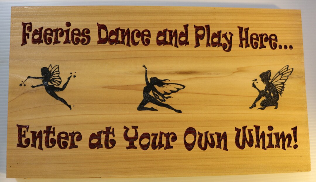 Fairy Garden Sign - Etsy