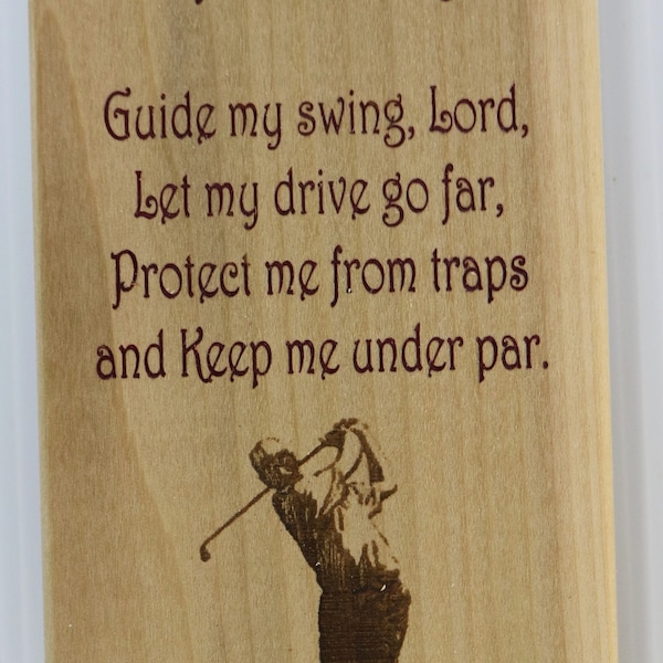 Golfers Prayer - Etsy