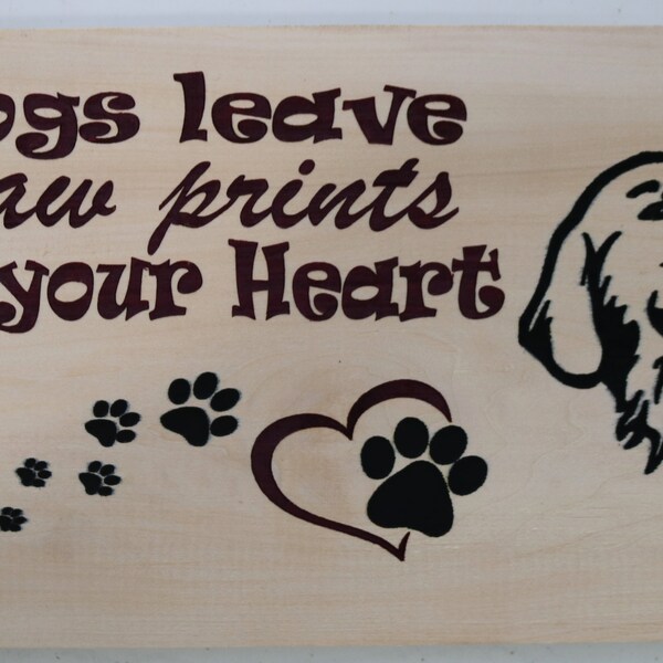 Dogs Leave Paw Print - Etsy