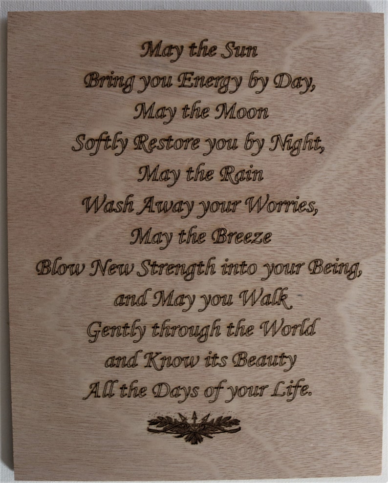 Native American Blessing - Etsy