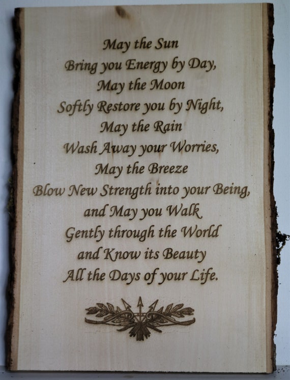 Native American Blessing Medium - Etsy