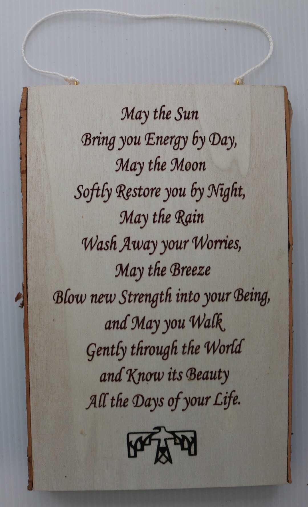 Native American Blessing and Apache Blessing (2-sided Plaque} - Etsy