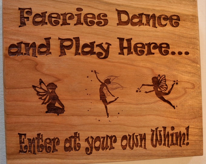 Fairy Garden Sign - Etsy
