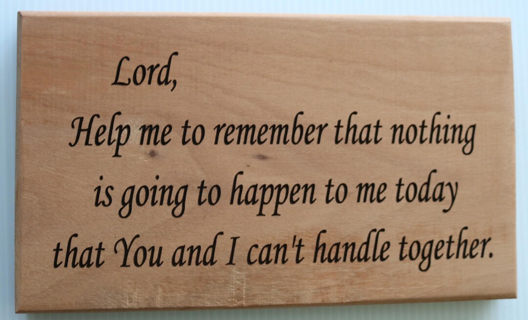 Lord, Help Me to Remember...on Exotic Hardwood goncalo Alves - Etsy