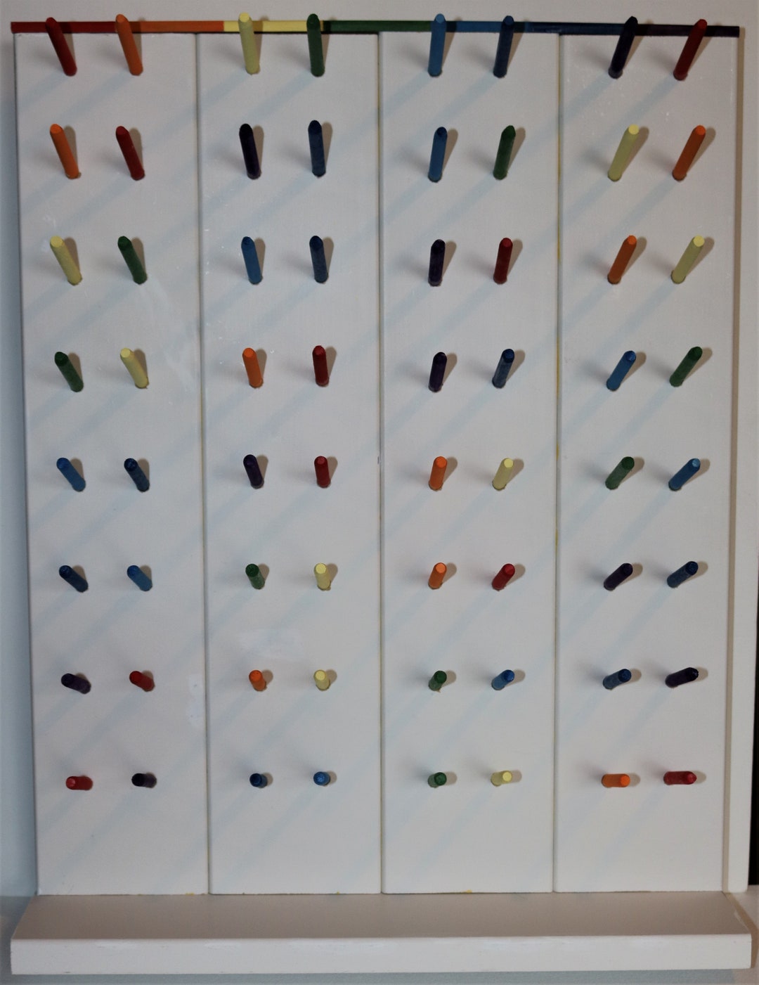 Thread Spool Rack, 64 Peg, Rainbow Colors. - Etsy