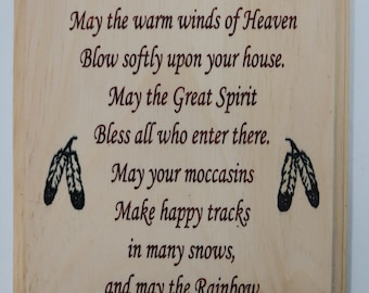 Cherokee Blessing Native American Print Cherokee Quote - Etsy