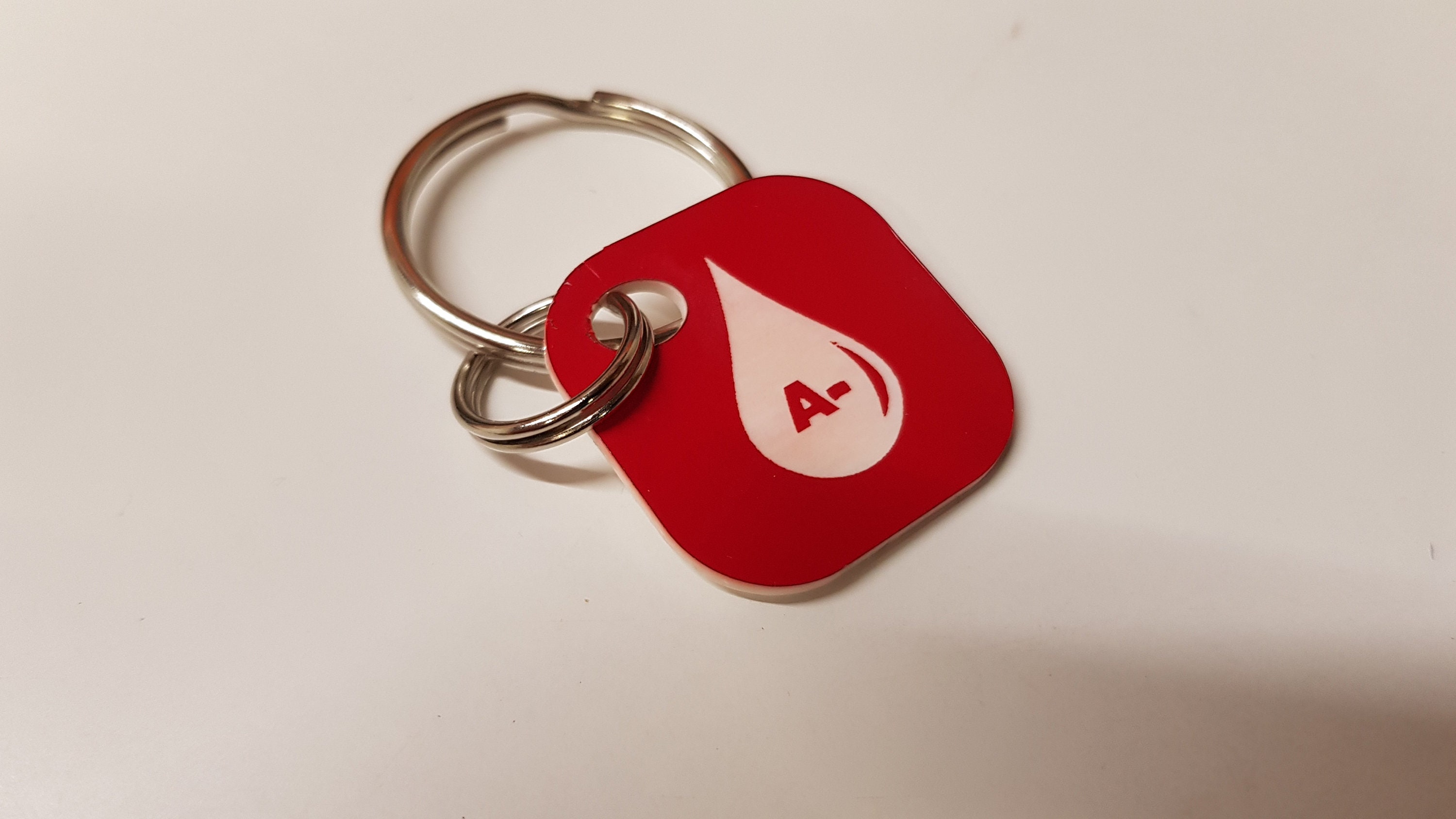 Blood Group Keyring ***can Be Personalised With Names - Etsy UK