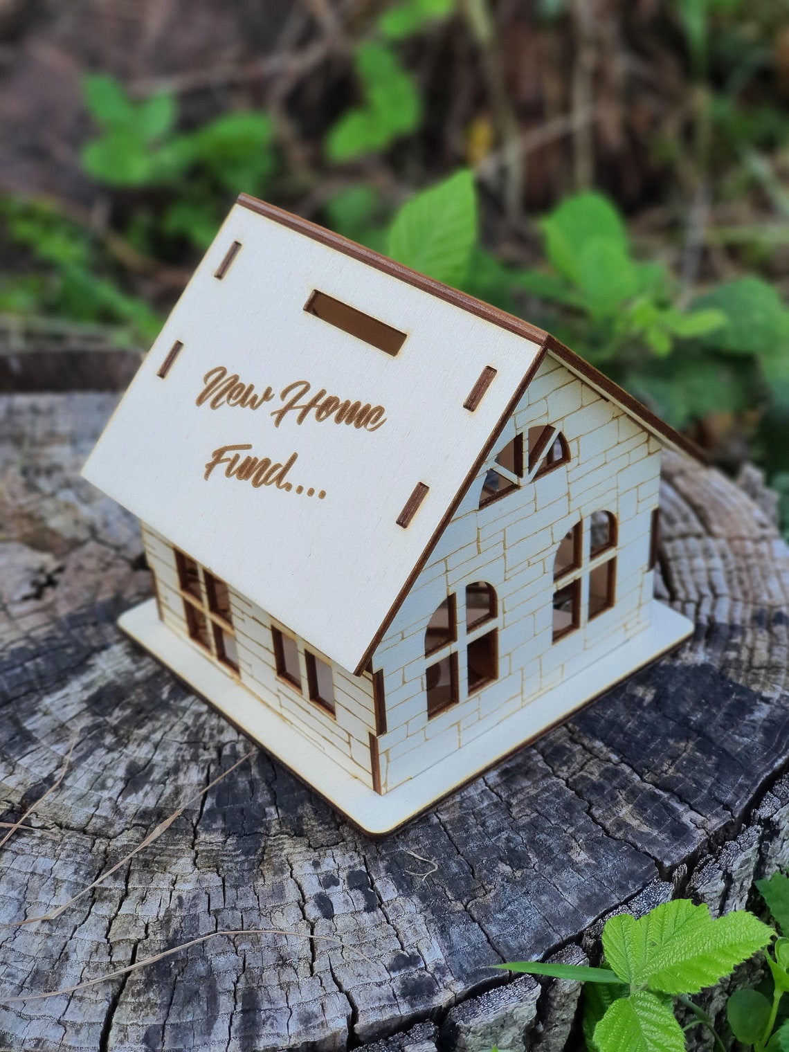 New Home Money Box Laser Cut No Glue Required | Etsy