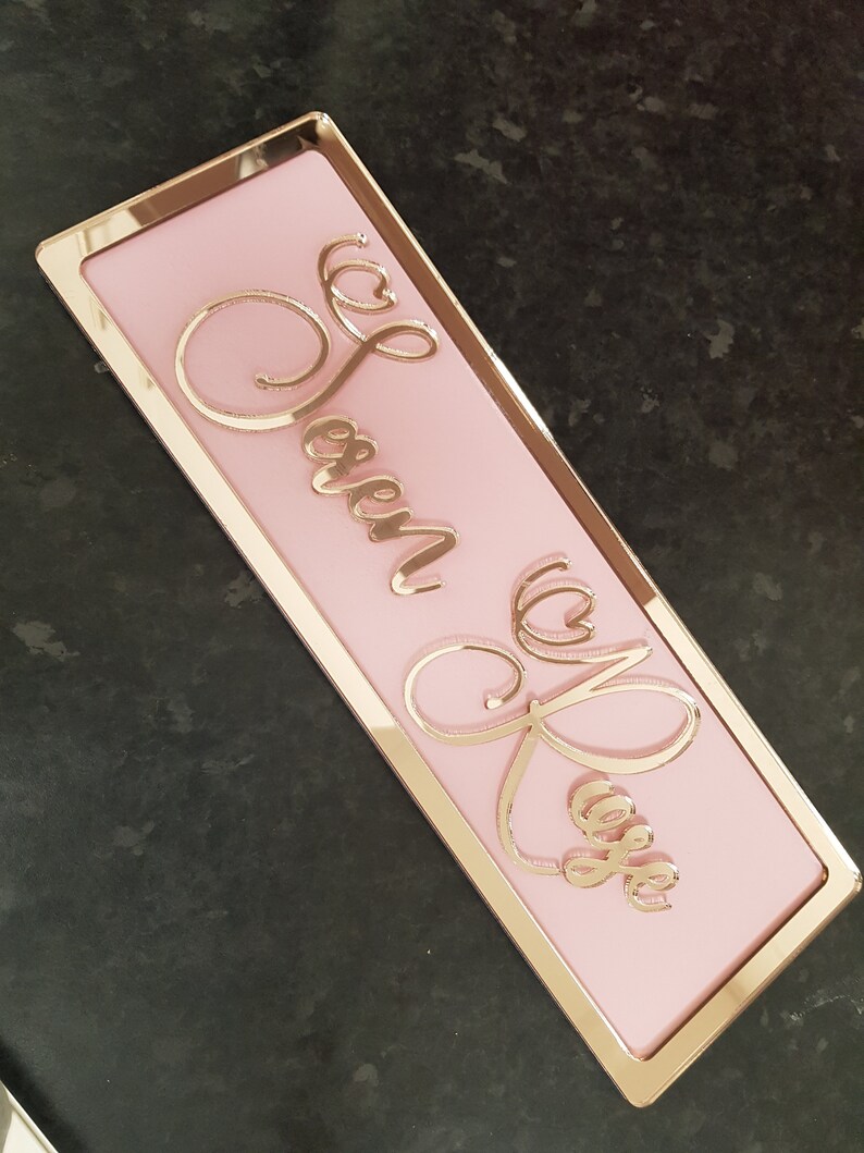 Personalised Girl Name Sign - Etsy
