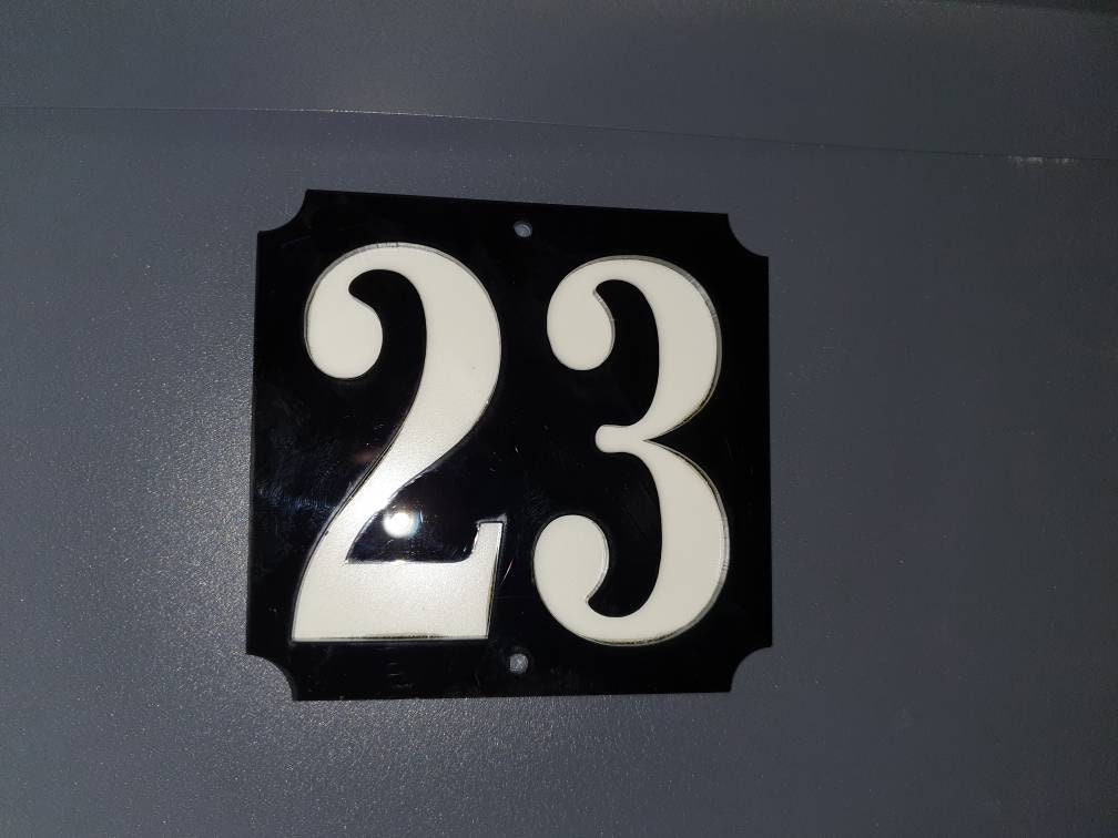 Glow in the Dark House Number Sign - Etsy