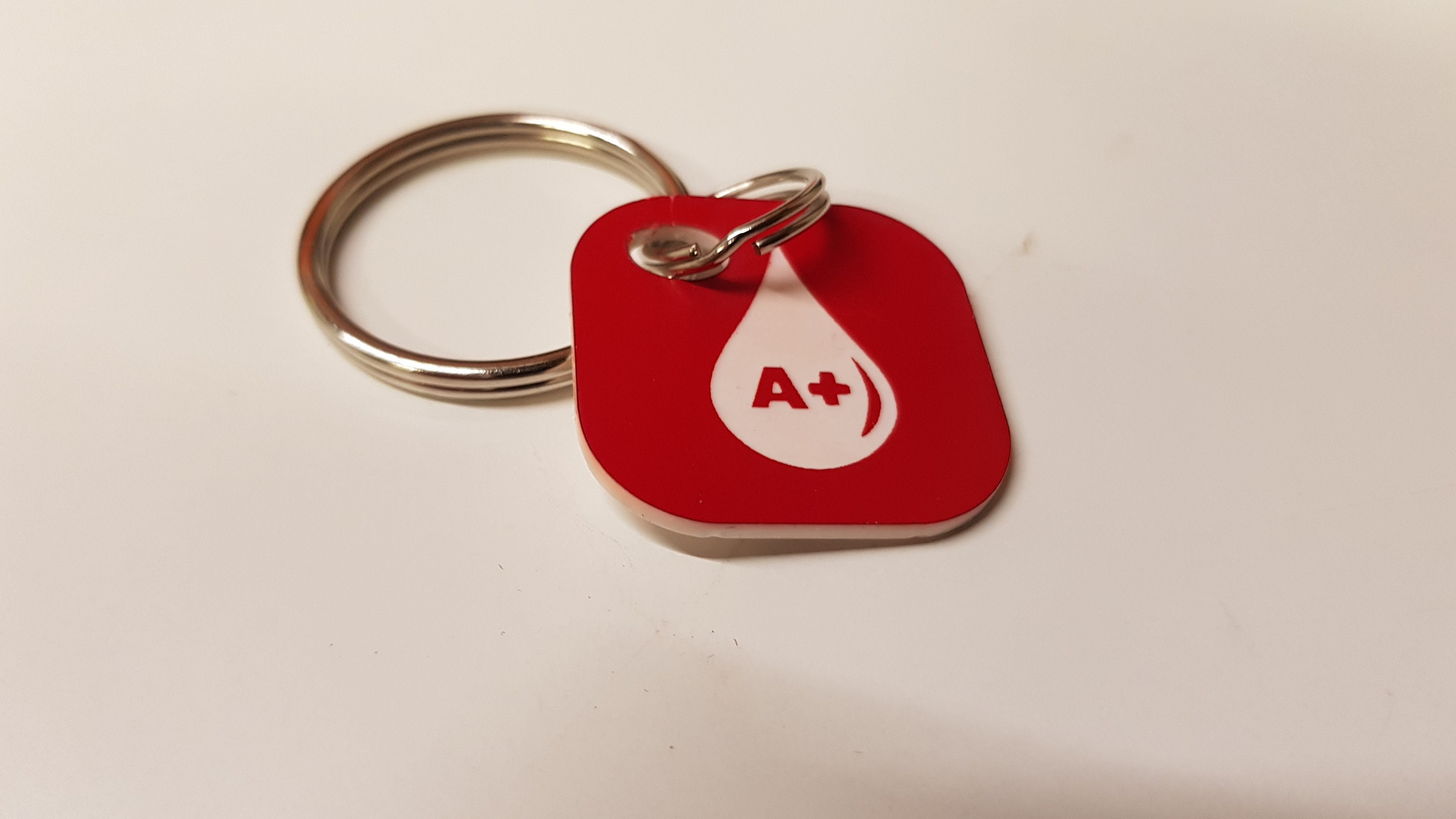 Blood Group Keyring ***can Be Personalised With Names - Etsy UK