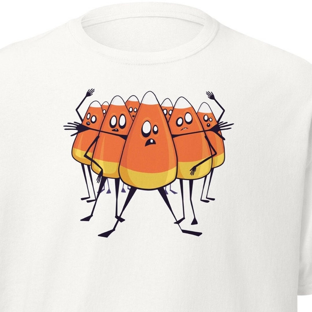 Candy Corn Horror Uni Sex T Shirt Great For Halloween And Fans Fo The
