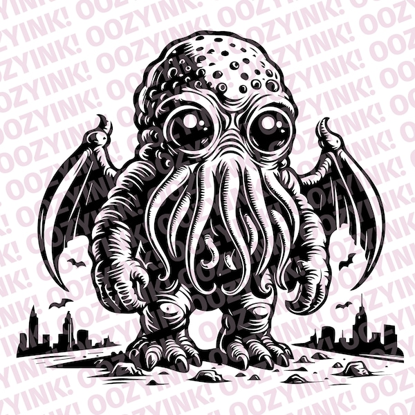 Cthulhu Svg - Etsy