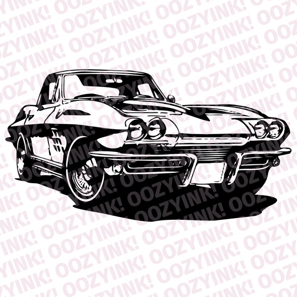 Corvette Stingray Svg - Etsy