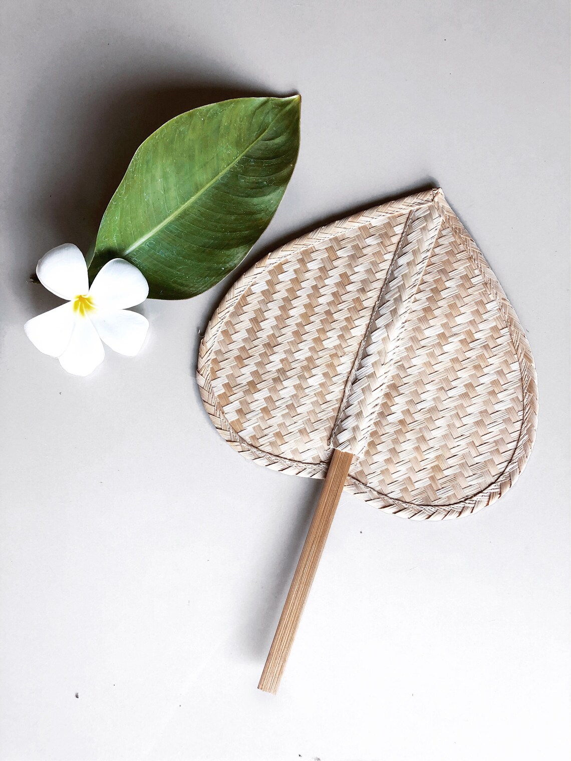 Woven Rattan Fan - Etsy