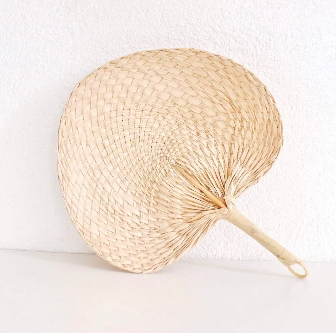 Rattan Hand Fan Wedding and Event Favour - Etsy
