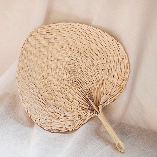 Woven Paradisio Fan in Amber - Etsy