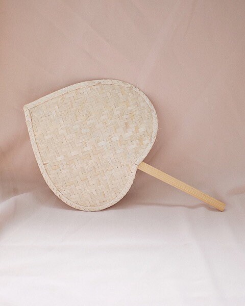 Woven Rattan Fan - Etsy
