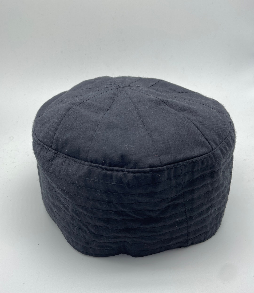 Black Cotten Kufi Hat - Etsy