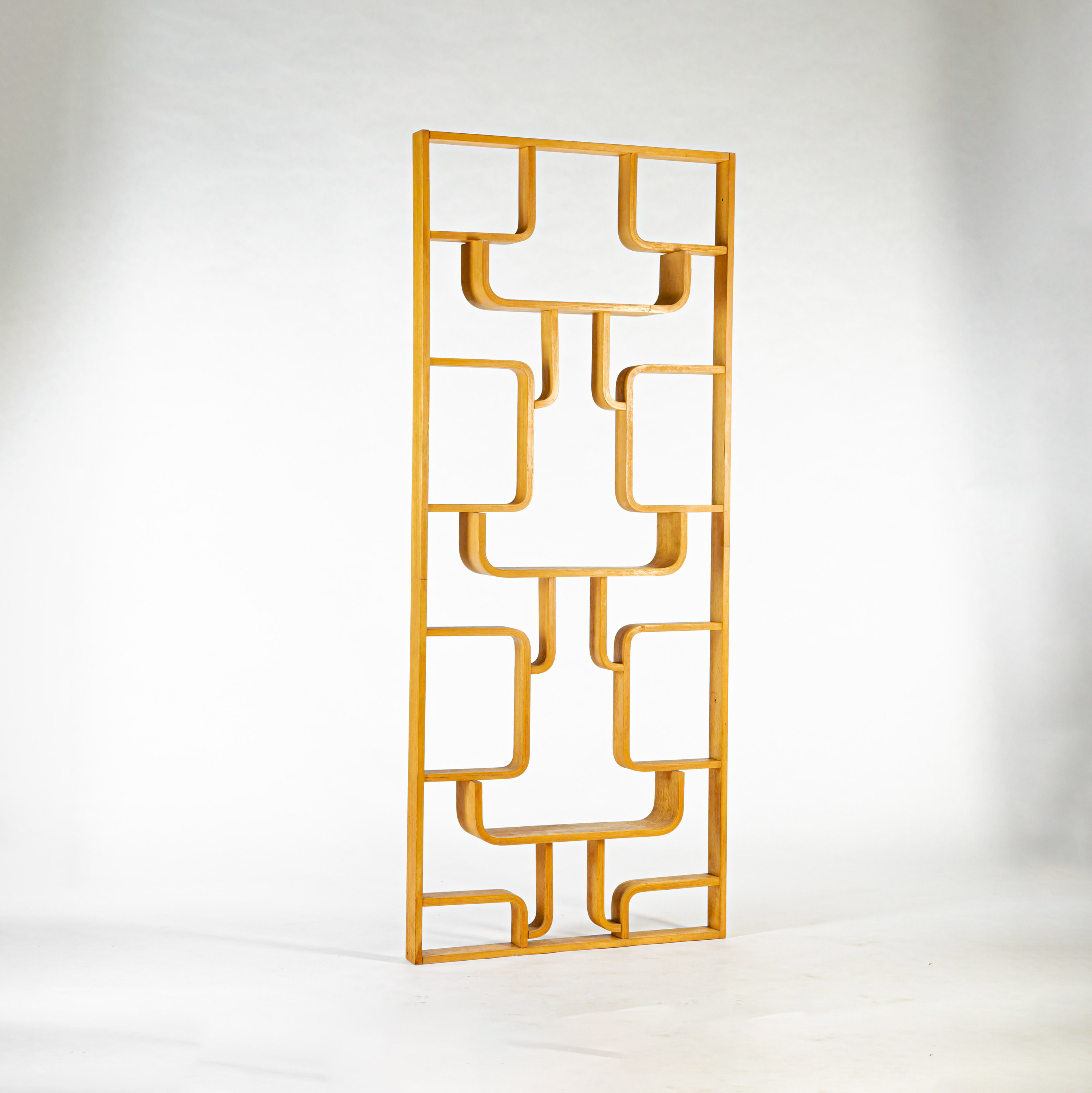 Vintage Wall Unit - Room Divider Panel - Czech Old Divider by Designer ...