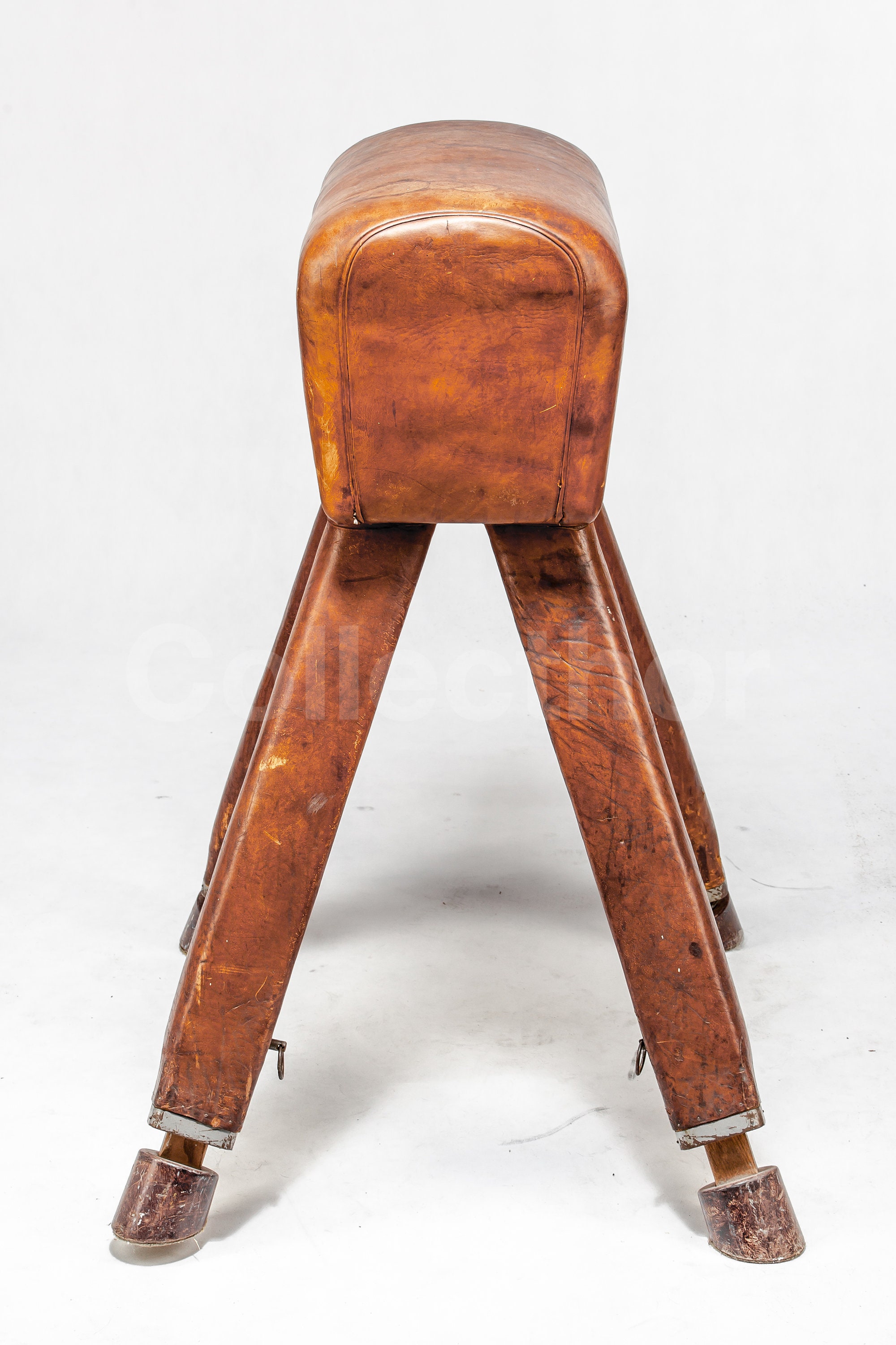 Vintage Leather Gymnastics Bench Pommel Horse- Brown Original - 1930s ...