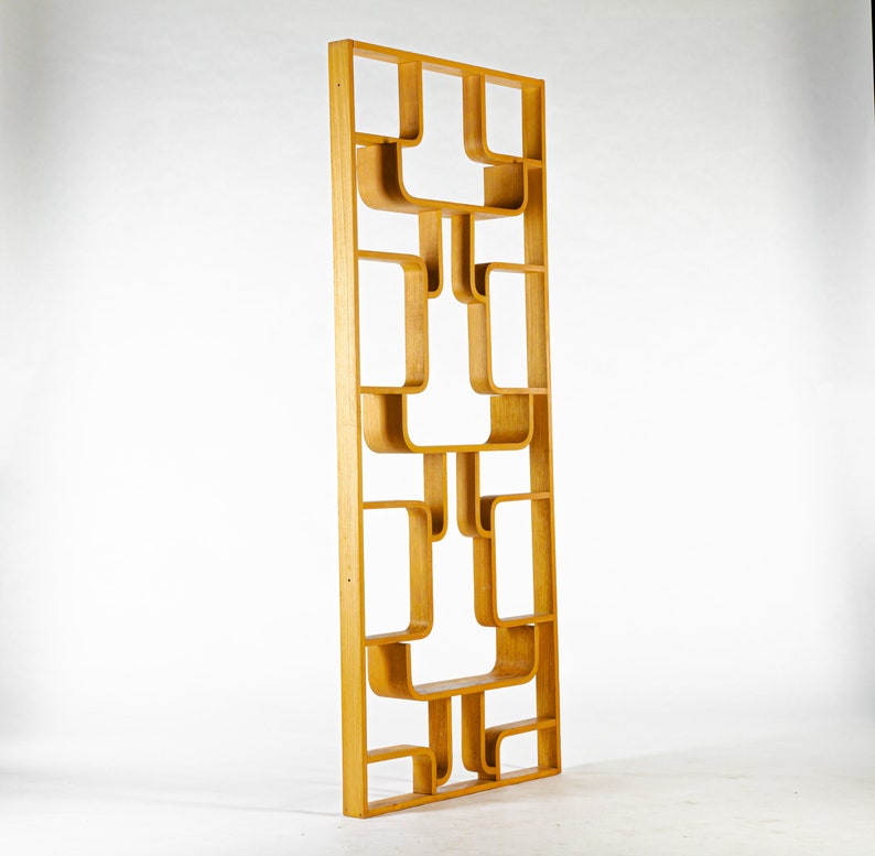 Vintage Wall Unit - Room Divider Panel - Czech Old Divider by Designer ...