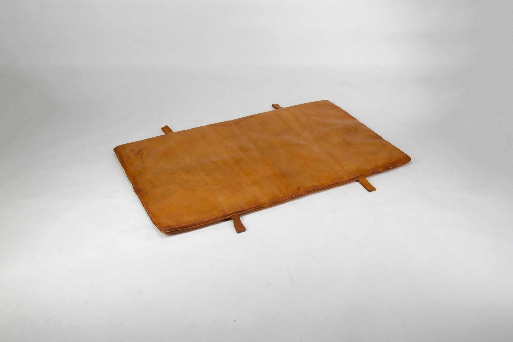 Leather Vintage Gym Mat - Brown Leather Original Gym Equipment From ...