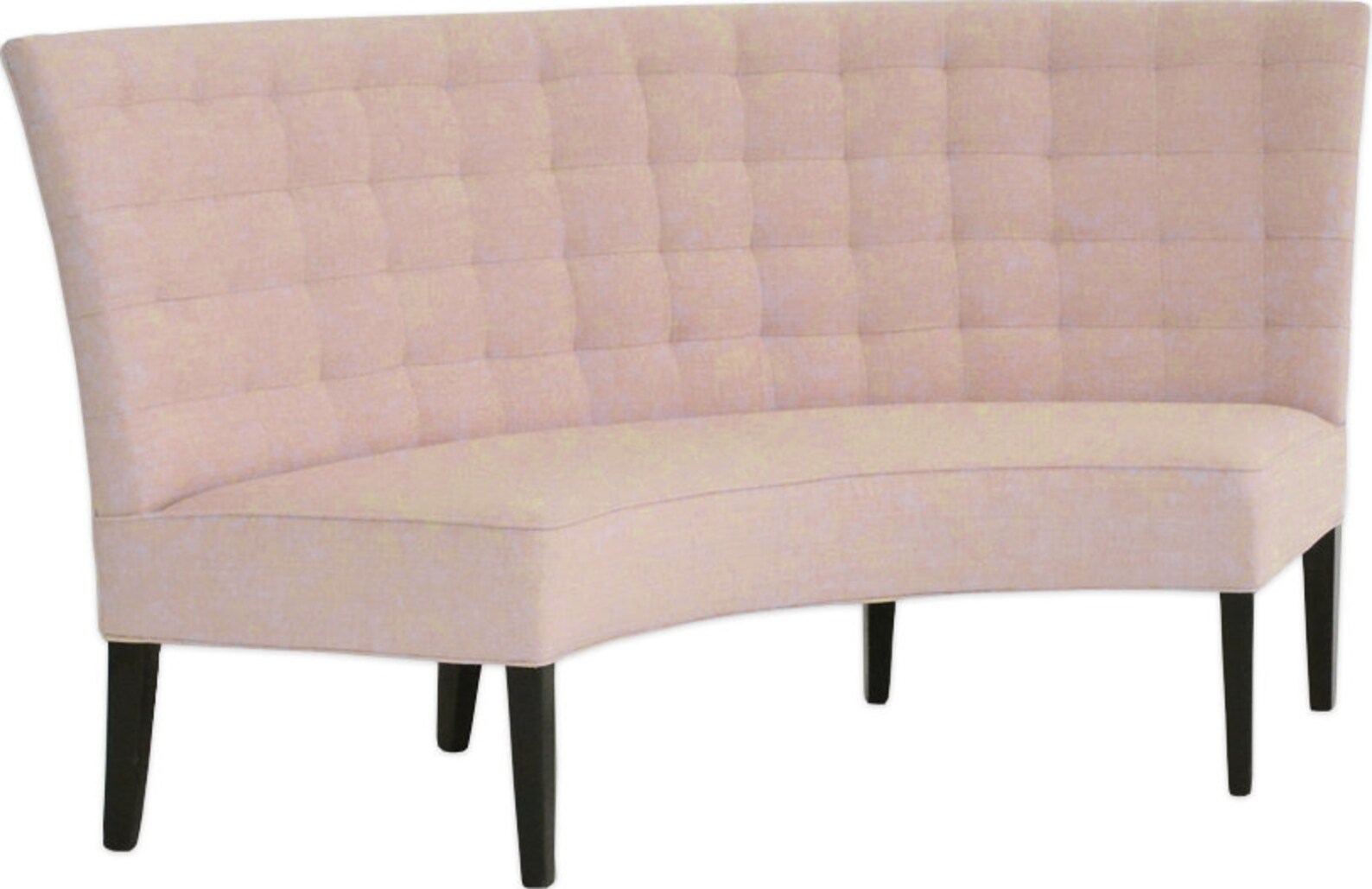 Curved Banquette Settee Curved Dining Bench - Etsy Canada