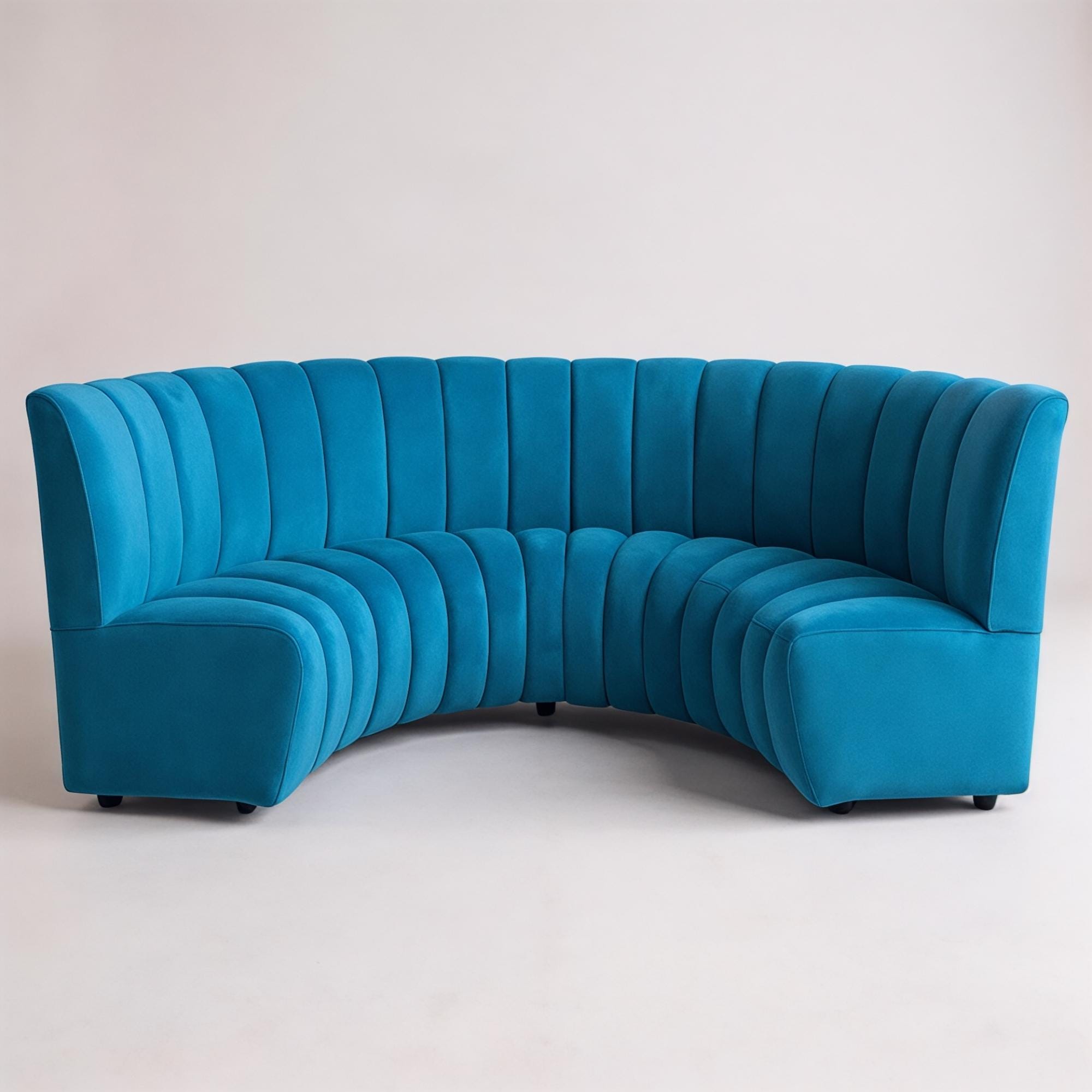 Half Moon Circle Banquette Bench | Curved Dining Booth & Seating - Etsy