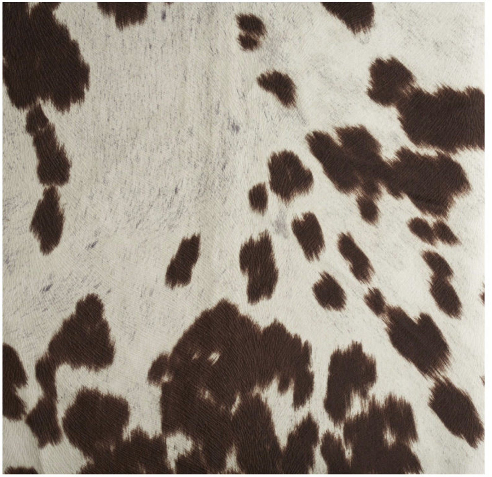 Faux Cowhide Cube Ottoman, Cow Print Ottoman - Etsy