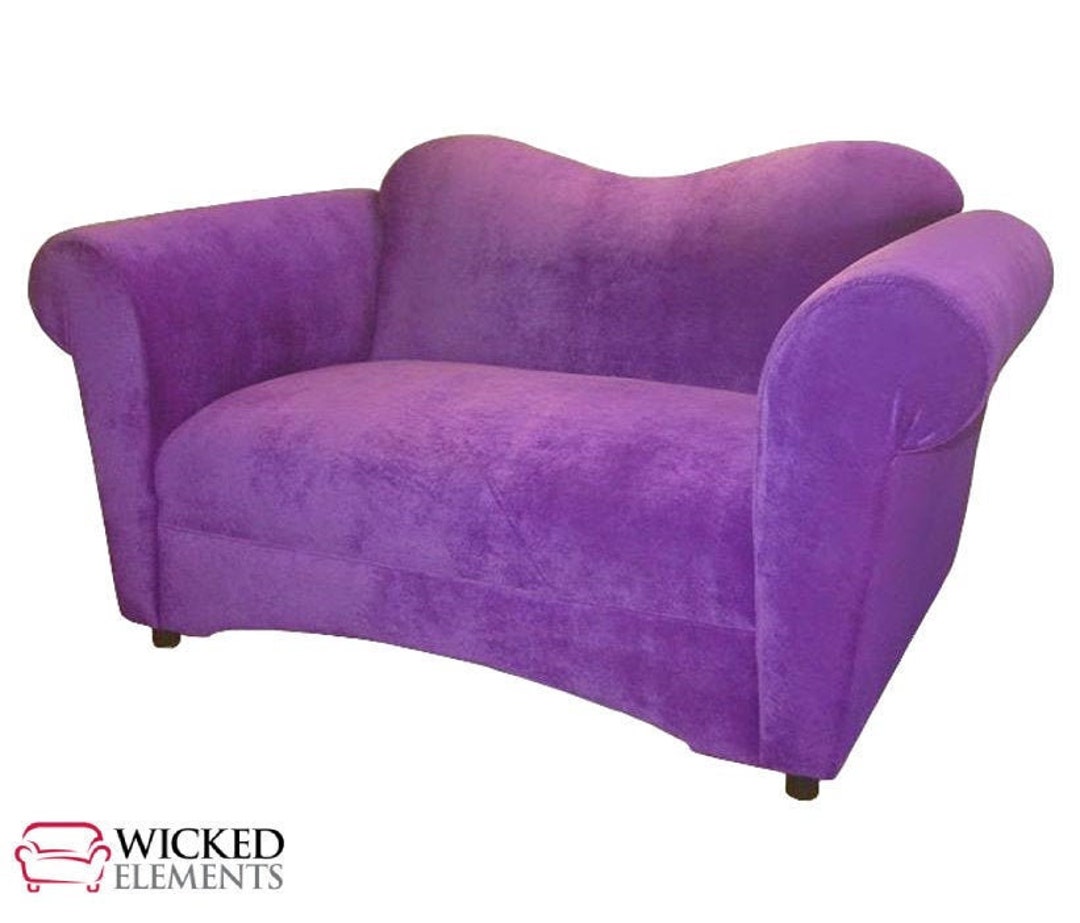 Small purple sofa store