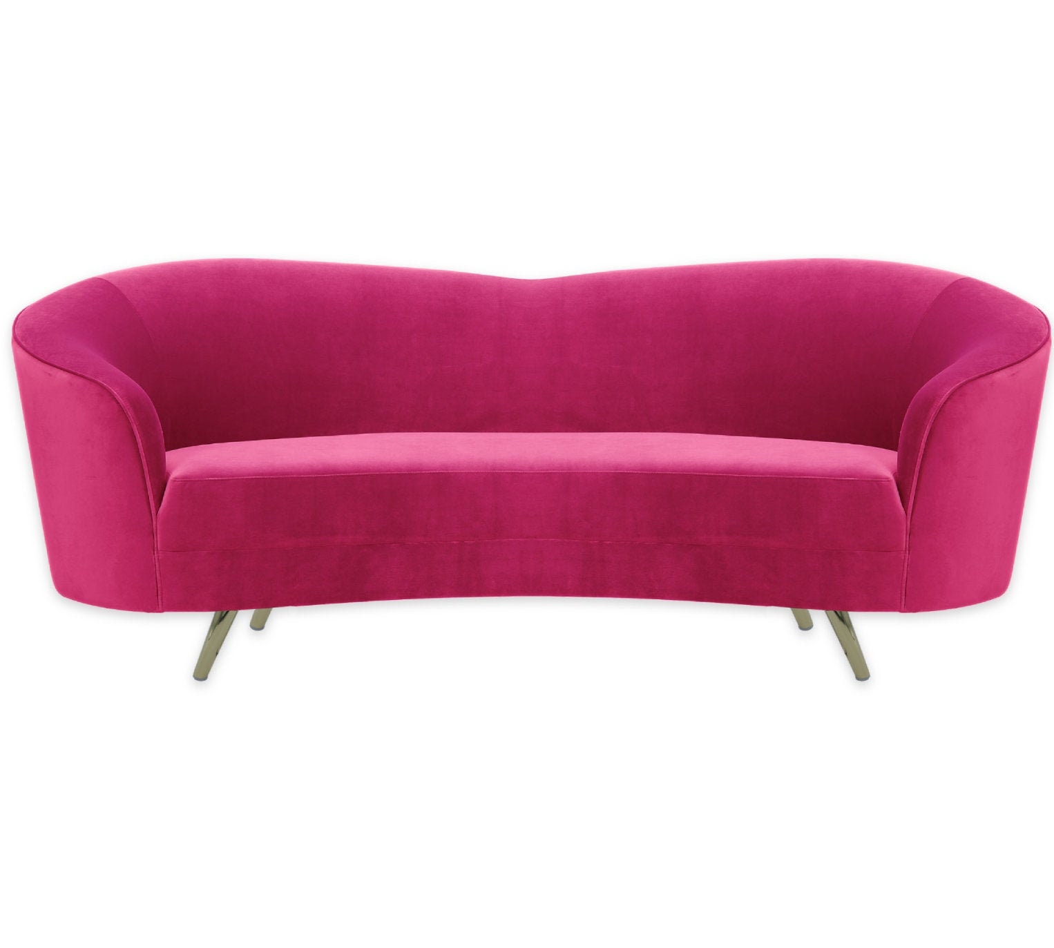 Princess Sofa Flared Arm Curved Sofa | Etsy