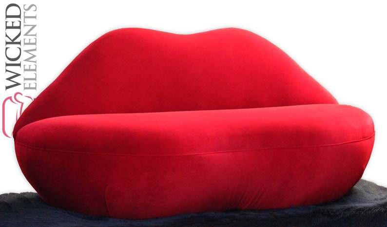 Lip Sofa Lip Shaped Sofa Lips Sofa Lip Couch Retro Sofa | Etsy