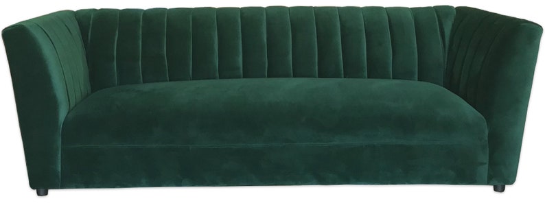 Hollywood Sofa Channel Back Sofa Modern & Contemporary - Etsy