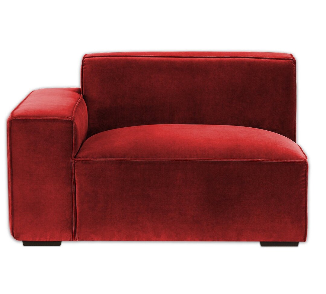 Left Arm Facing Modular Sectional, Handmade Modern Modular Sofa - Etsy
