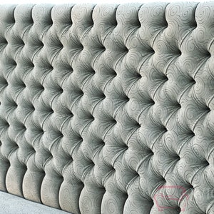 Custom Banquette Bench With Tufted Back, High Back Tufted Bench - Etsy