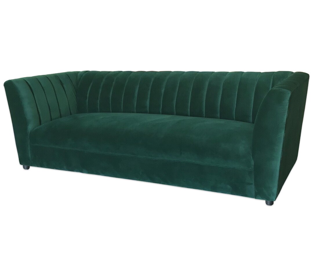 Hollywood Sofa, Channel Back Sofa, Modern & Contemporary Channel Tufted ...