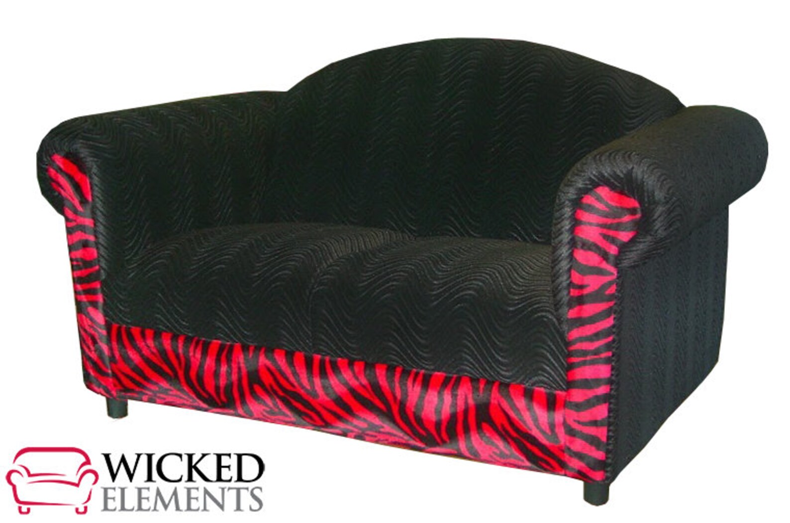 Funky Loveseat With Two-tone Upholstery Mid-century Modern | Etsy