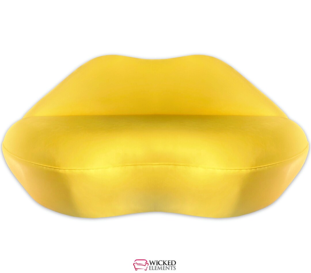 Yellow Lip Sofa, Lips Shaped Sofa, Lip Couch, Modern Sofa - Etsy