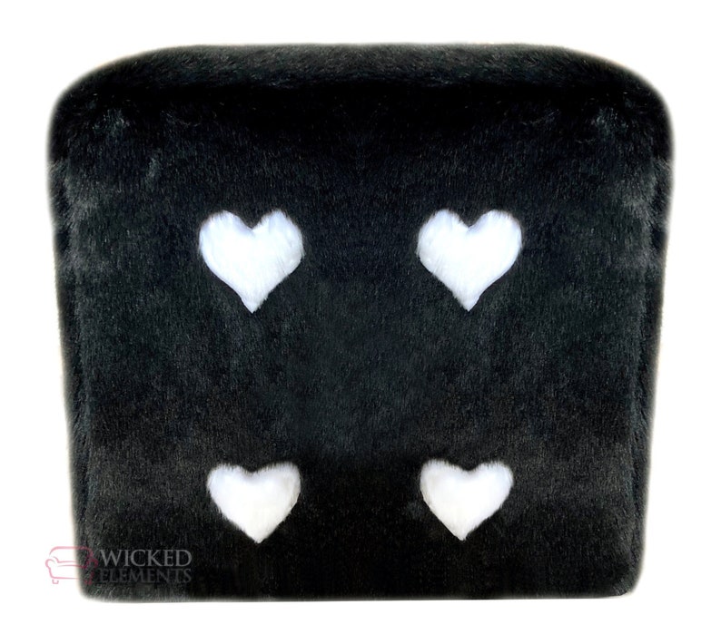 Heart Dice Ottoman Dice Stool Fuzzy Dice With Hearts Cube - Etsy