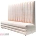 Custom Height Banquette Bench, Tall Tufted Dining Bench, High Back ...
