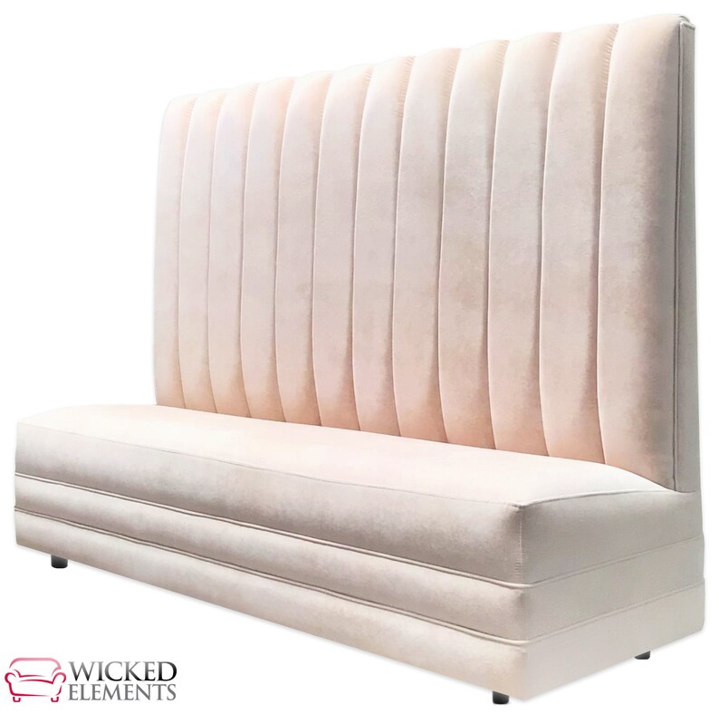 Custom Height Banquette Bench Tall Tufted Dining Bench High - Etsy