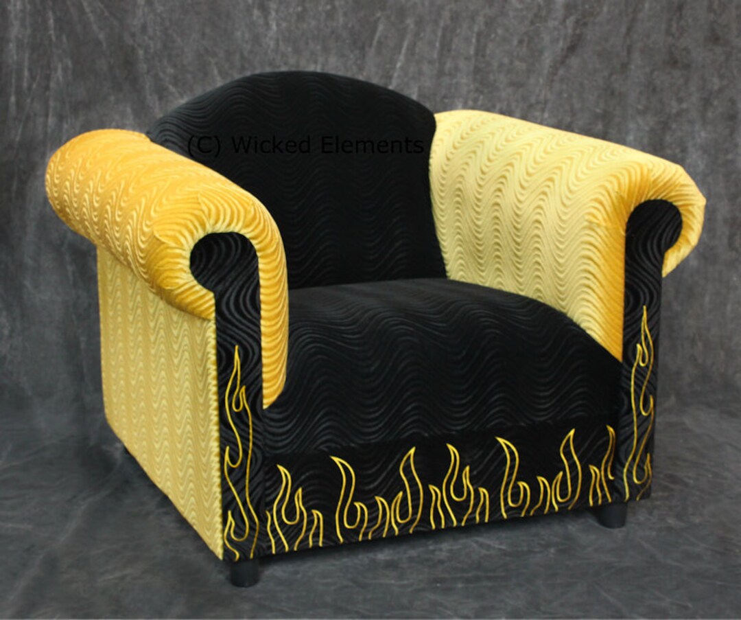 Flames Chair, Two-tone - Etsy
