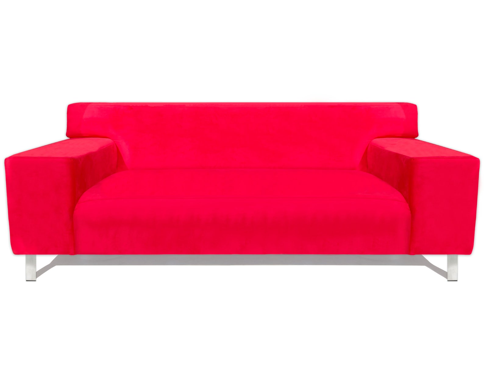 Modern & Contemporary Wide Arm Sofa Square Arm Sofa Sofa - Etsy