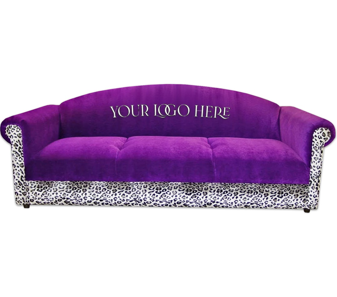 Custom Logo Sofa, Custom Embroidered Sofa, Personalized Couch - Etsy