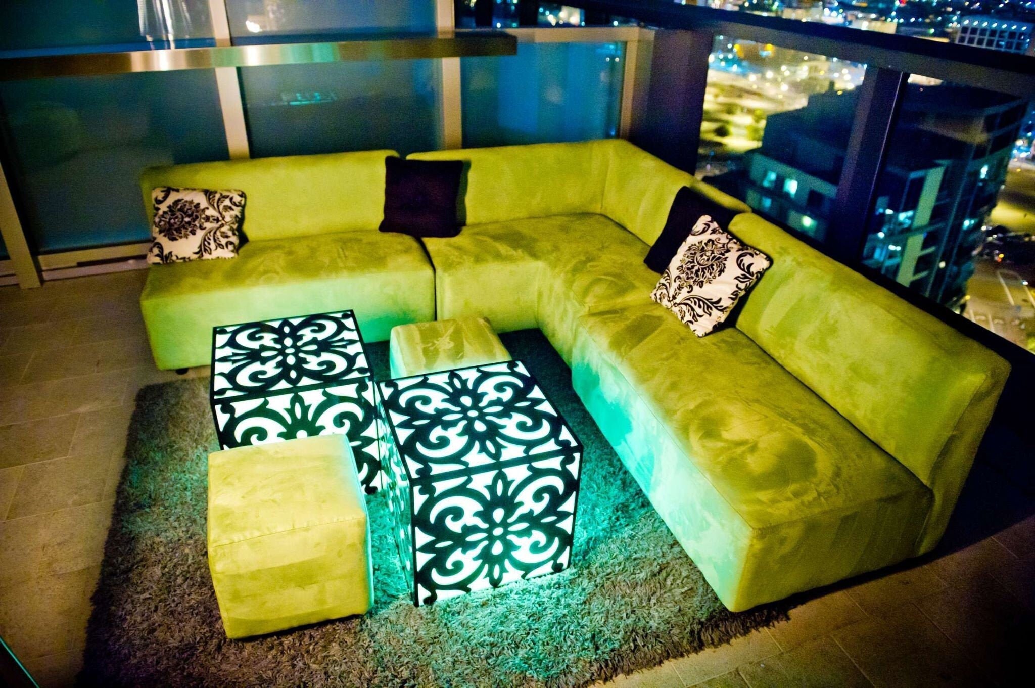 Custom l shaped couch store