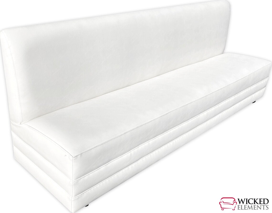 Upholstered Dining Bench With Back Custom Banquette Bench | Etsy